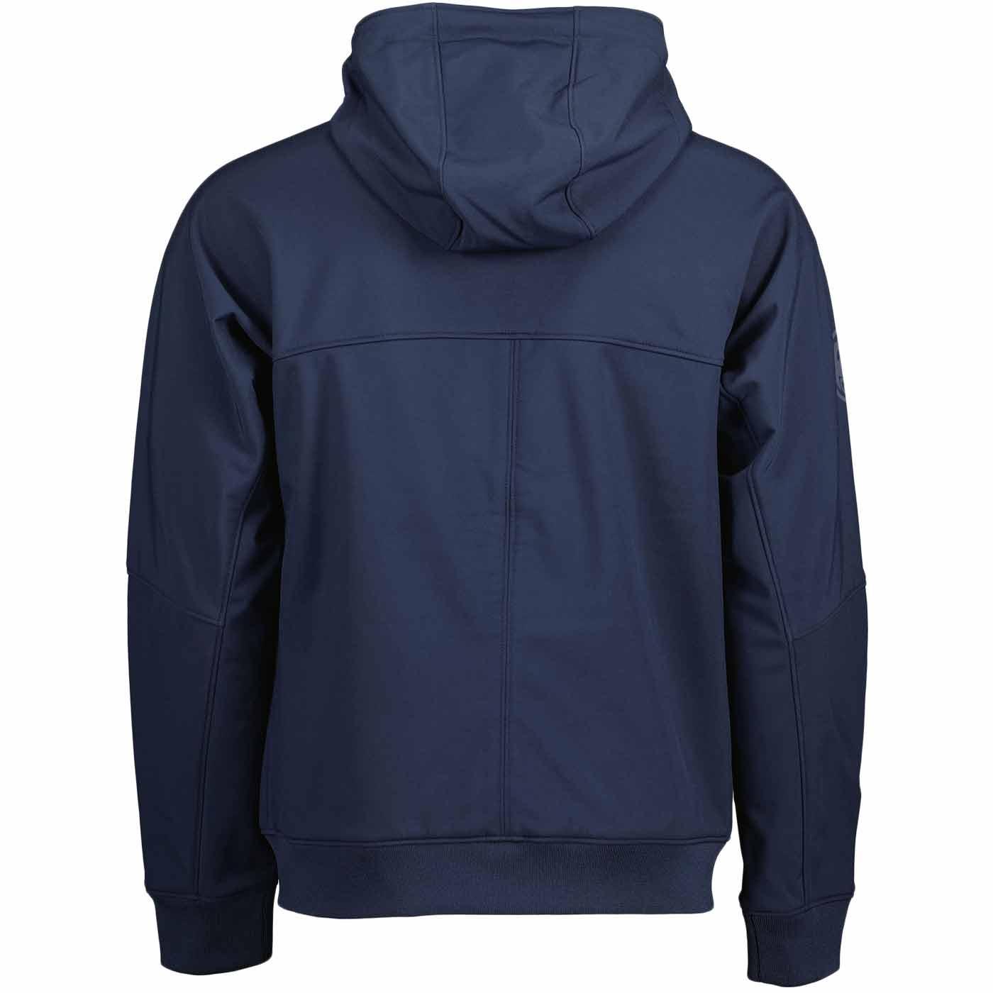 PRETTY GREEN Cyclone Retro Soft Shell Jacket in Navy
