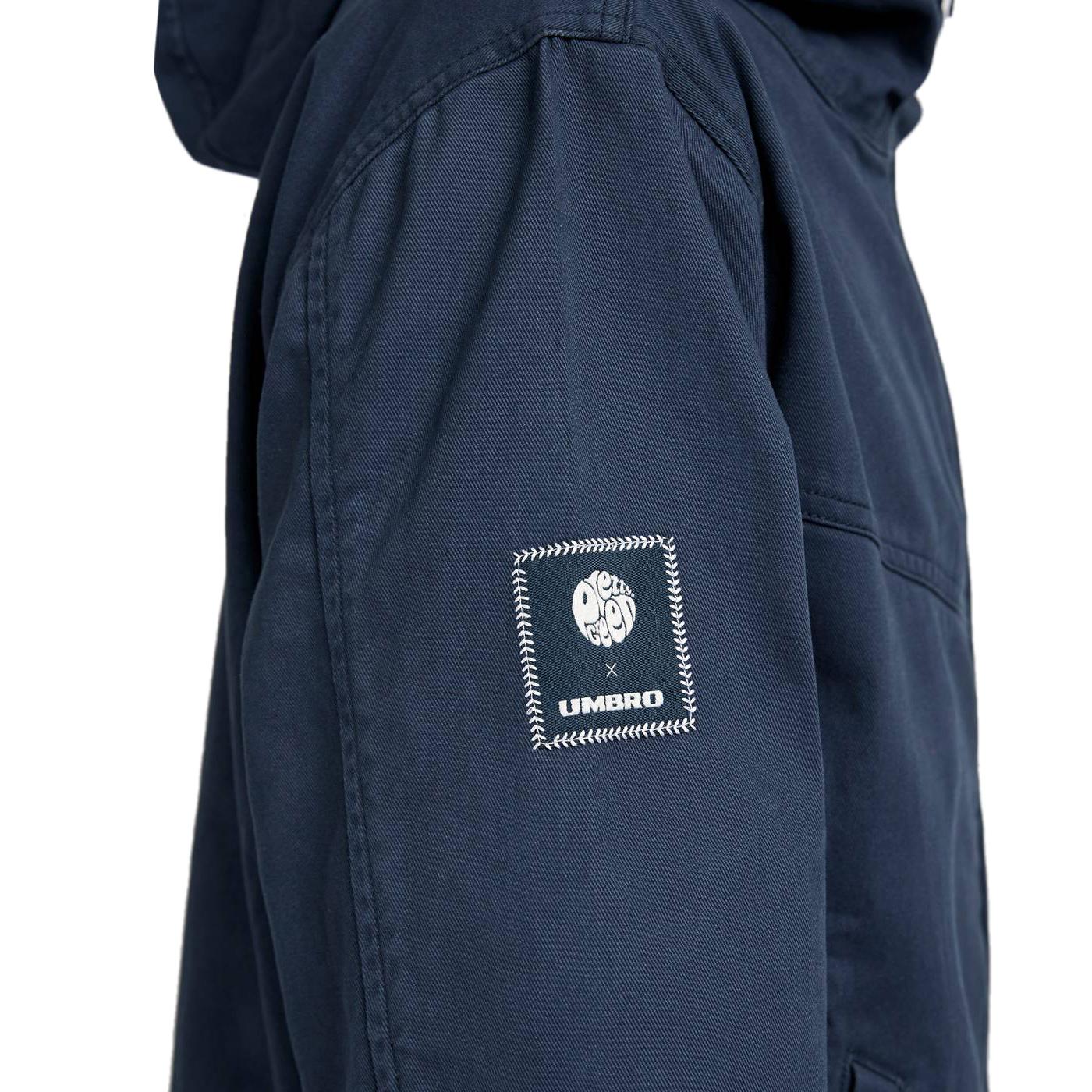 PRETTY GREEN X UMBRO Retro Cotton Zip Up Hood Jacket
