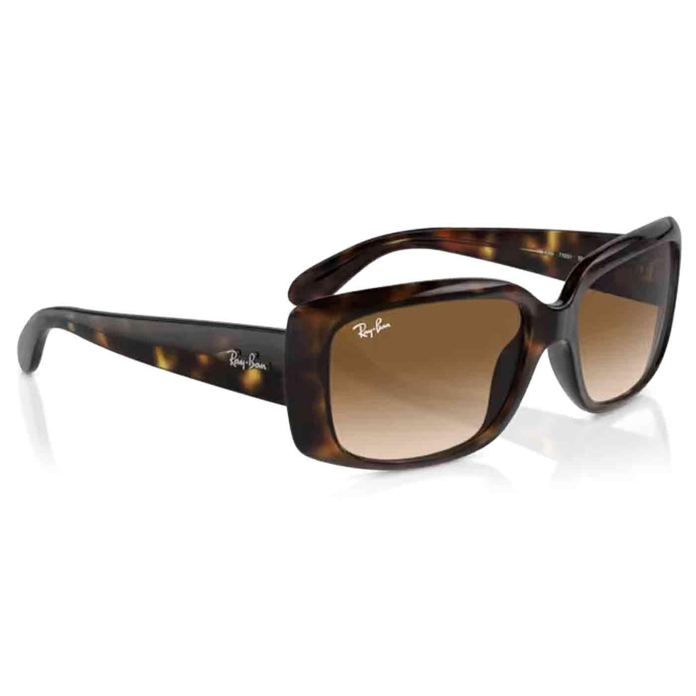 Ray Ban Retro RB4389 Havana Sunglasses Clear Brown Lens