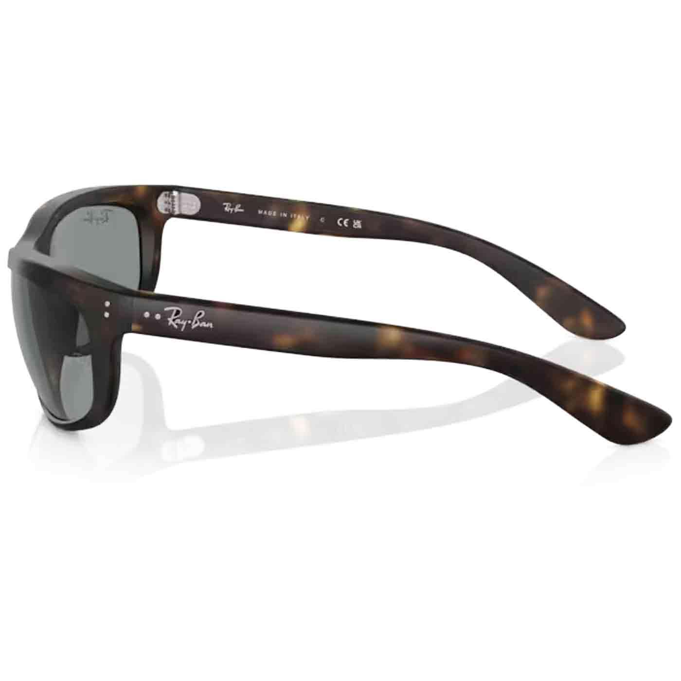 Ray Ban Balorama RB4089 wrap round sunglasses havana