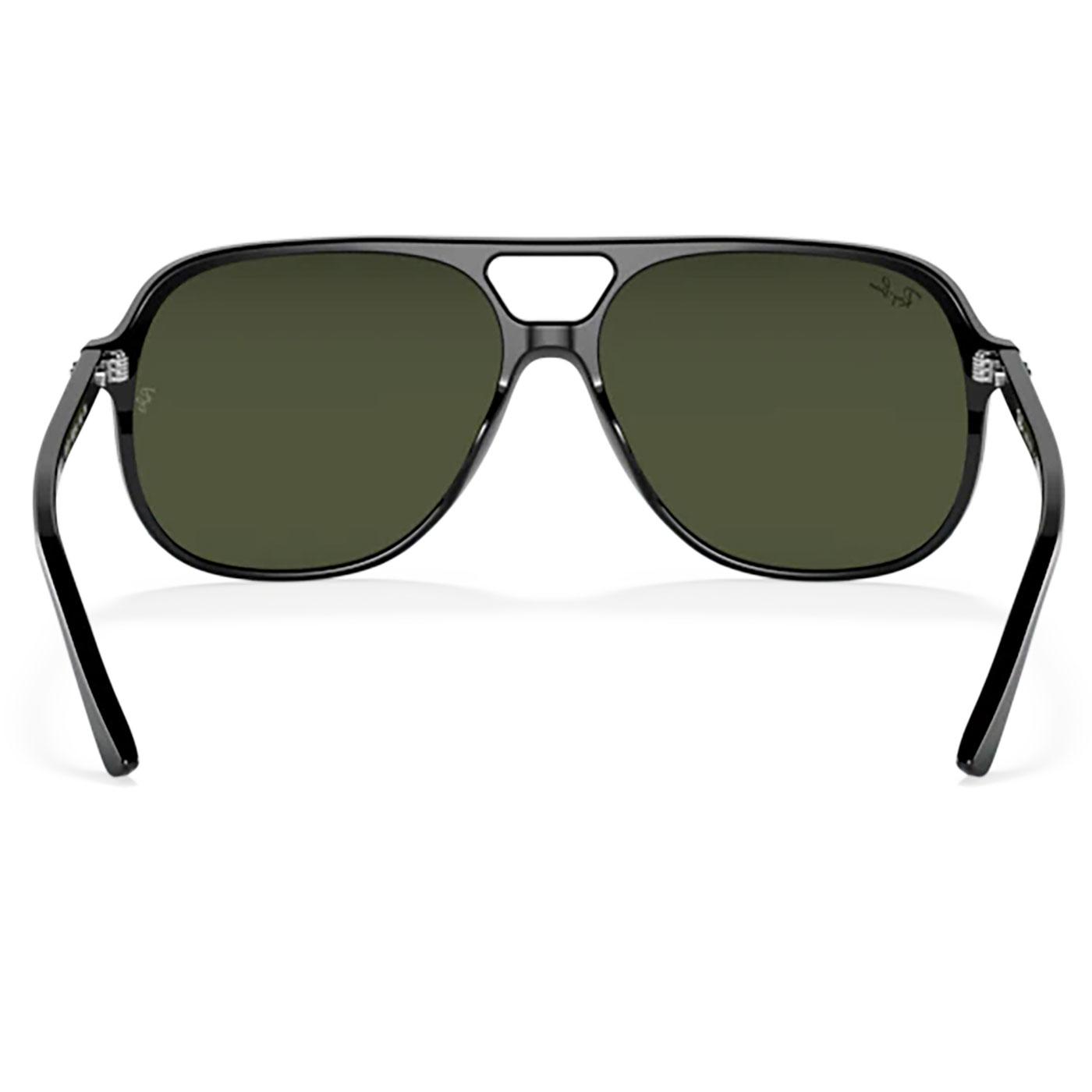 RAY-BAN Bill Retro 80s Aviator Sunglasses in Black
