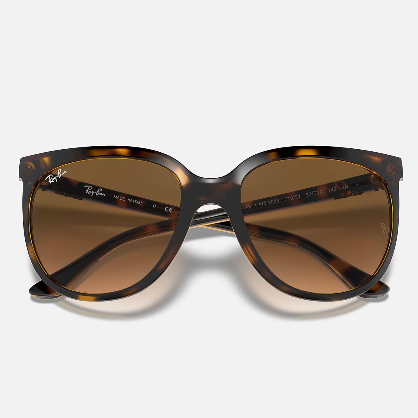 Ray-Ban Cats 1000 Retro Wayfarer Sunglasses in Light Havana