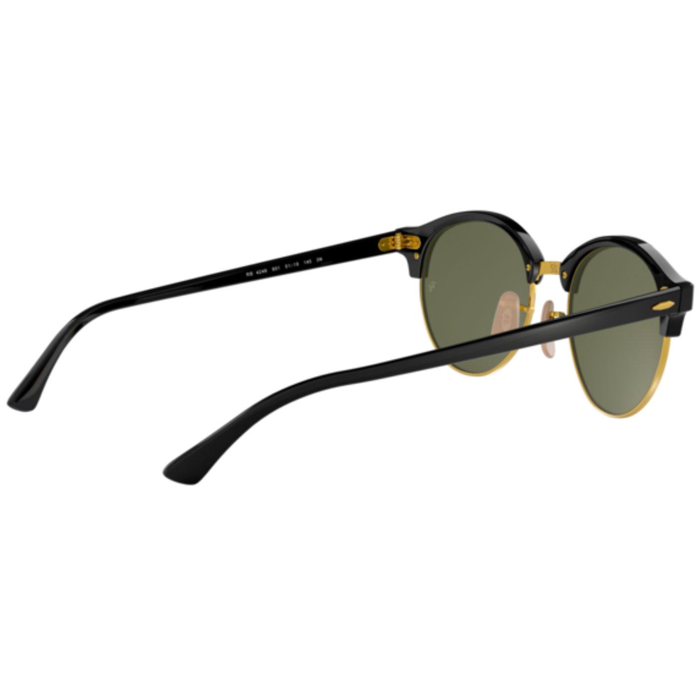 RAY-BAN Clubround Retro Mod 60s Sunglasses in Red Havana