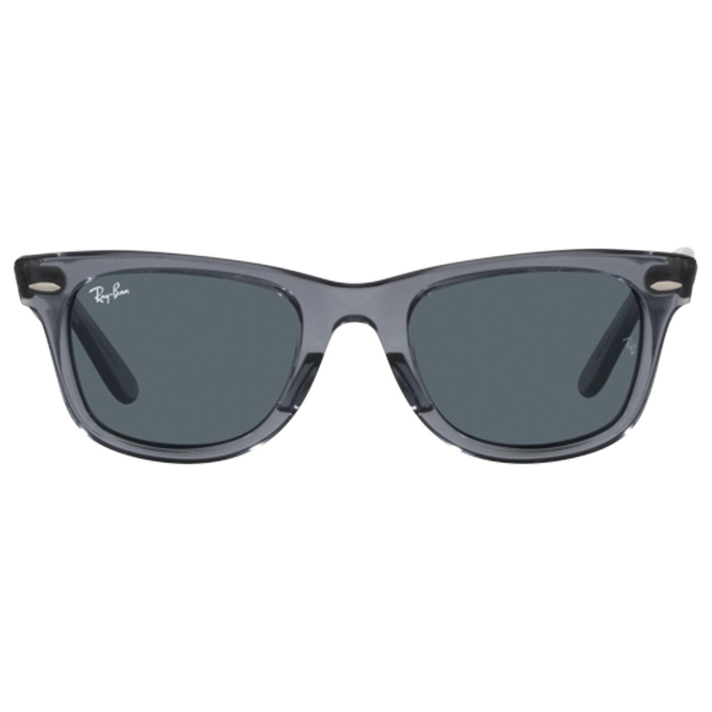 Wayfarer Ray-Ban Retro 50s Transparent Sunglasses Grey Blue