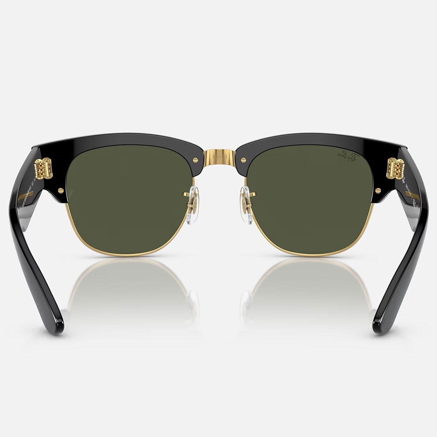 Ray-Ban Mega Clubmaster Retro 50s Sunglasses in Arista Black