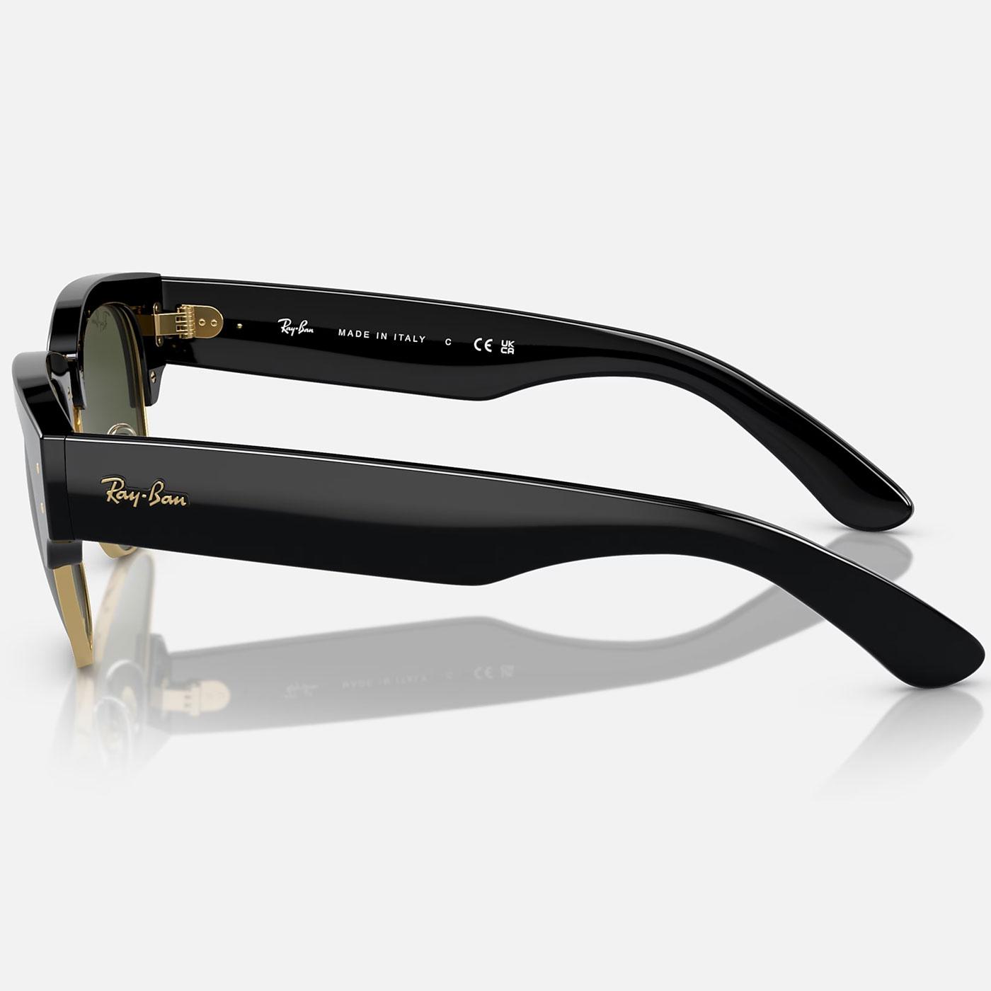 Ray-Ban Mega Clubmaster Retro 50s Sunglasses in Arista Black