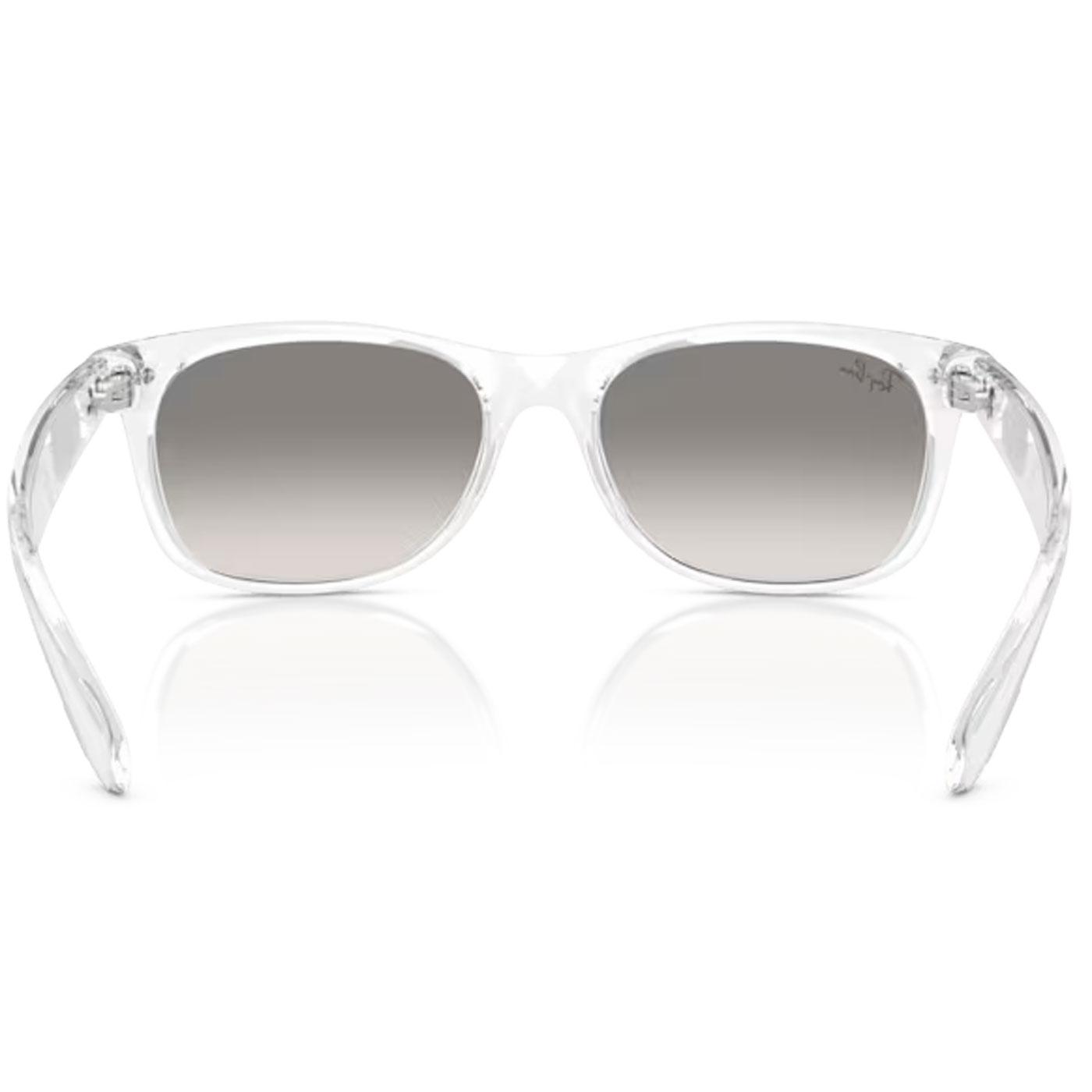 Ray-Ban New Wayfarer Retro 60s Clear Sunglasses Grey Lens