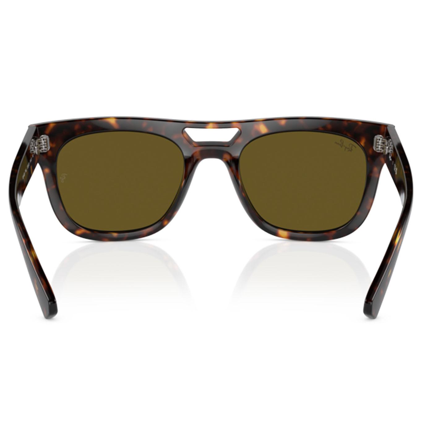 Ray-Ban Phil Bio-Based Retro Aviator Sunglasses in Havana