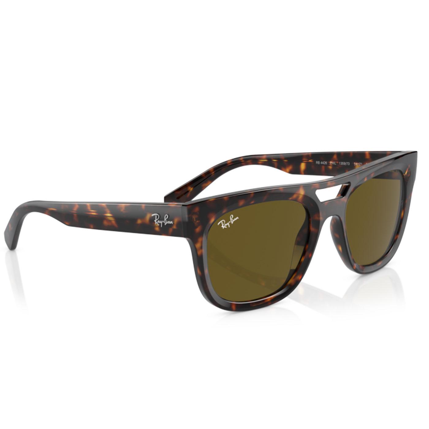 Ray-Ban Phil Bio-Based Retro Aviator Sunglasses in Havana