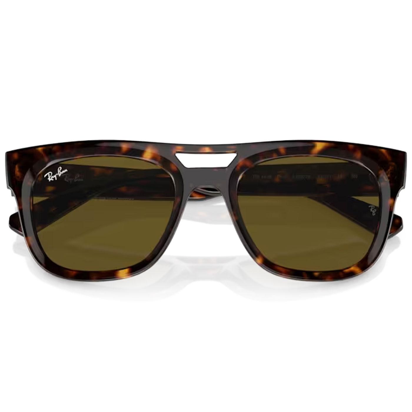 Ray-Ban Phil Bio-Based Retro Aviator Sunglasses in Havana