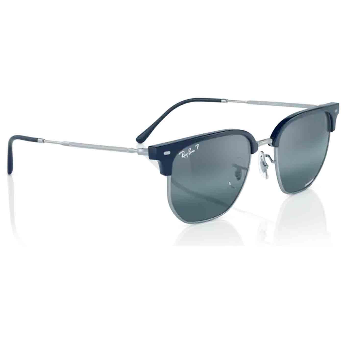 New Clubmaster Ray-Ban Sunglasses in Blue/Silver