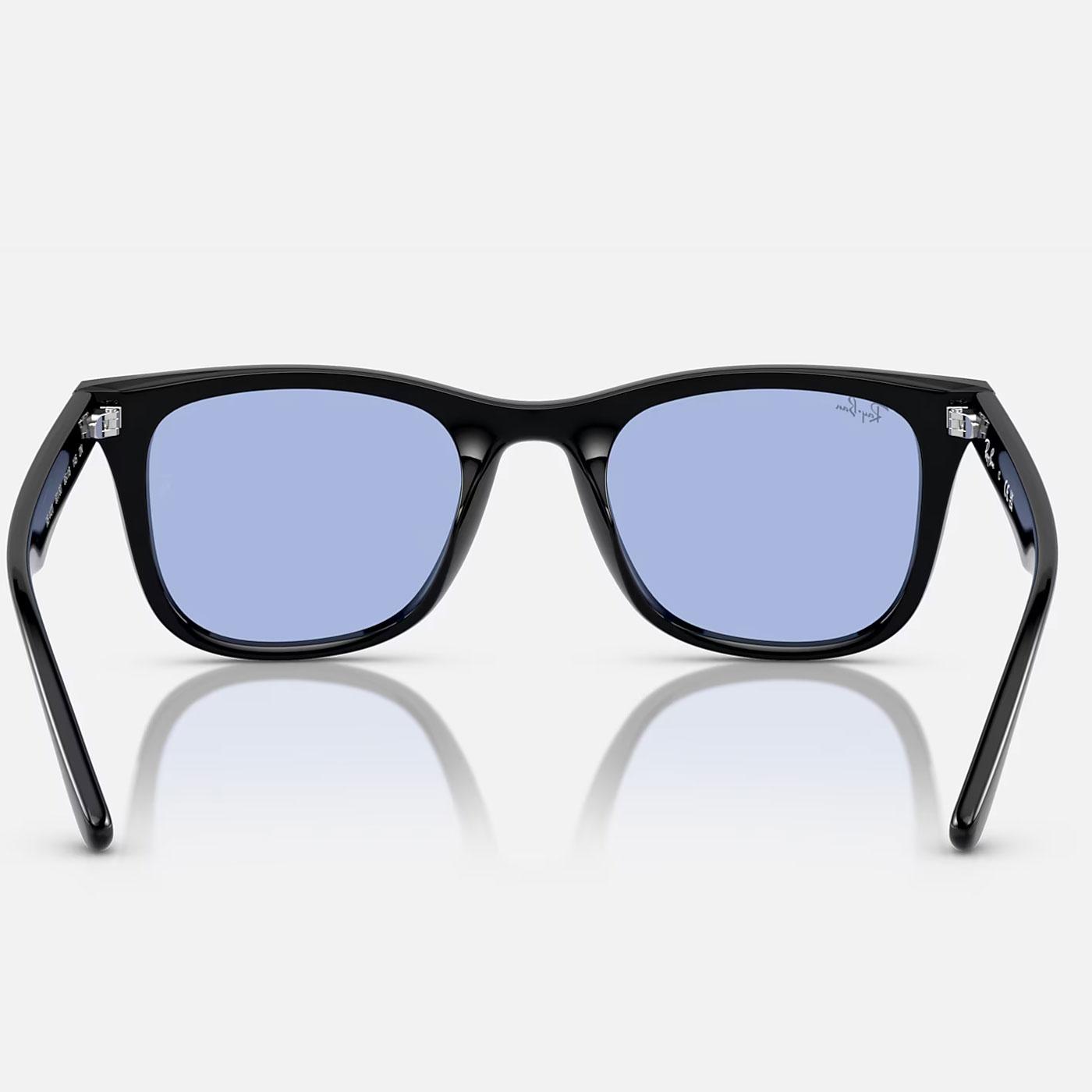 Ray-Ban RB4420 Retro 50s Classic Black Sunglasses Blue Lens
