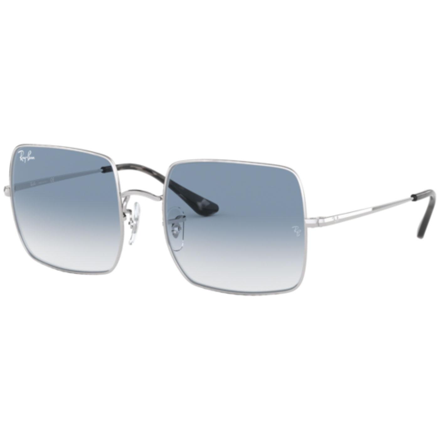 RAY-BAN 1971 Square Retro 70s Square Sunglasses in Silver