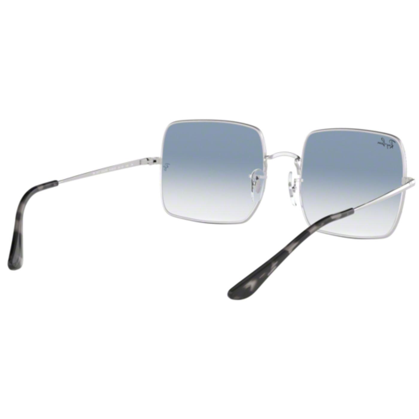 RAY-BAN 1971 Square Retro 70s Square Sunglasses in Silver