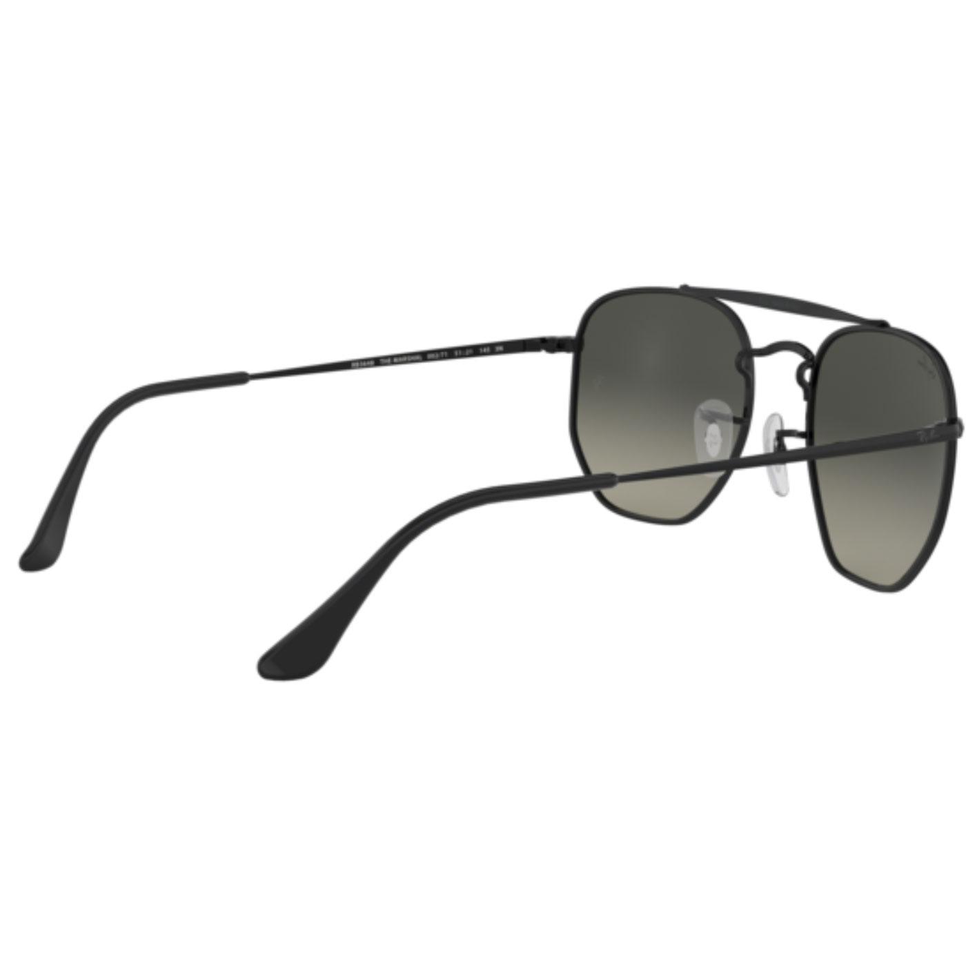 RAY-BAN Marshal Retro 70s Aviator G-15 Sunglasses in Black