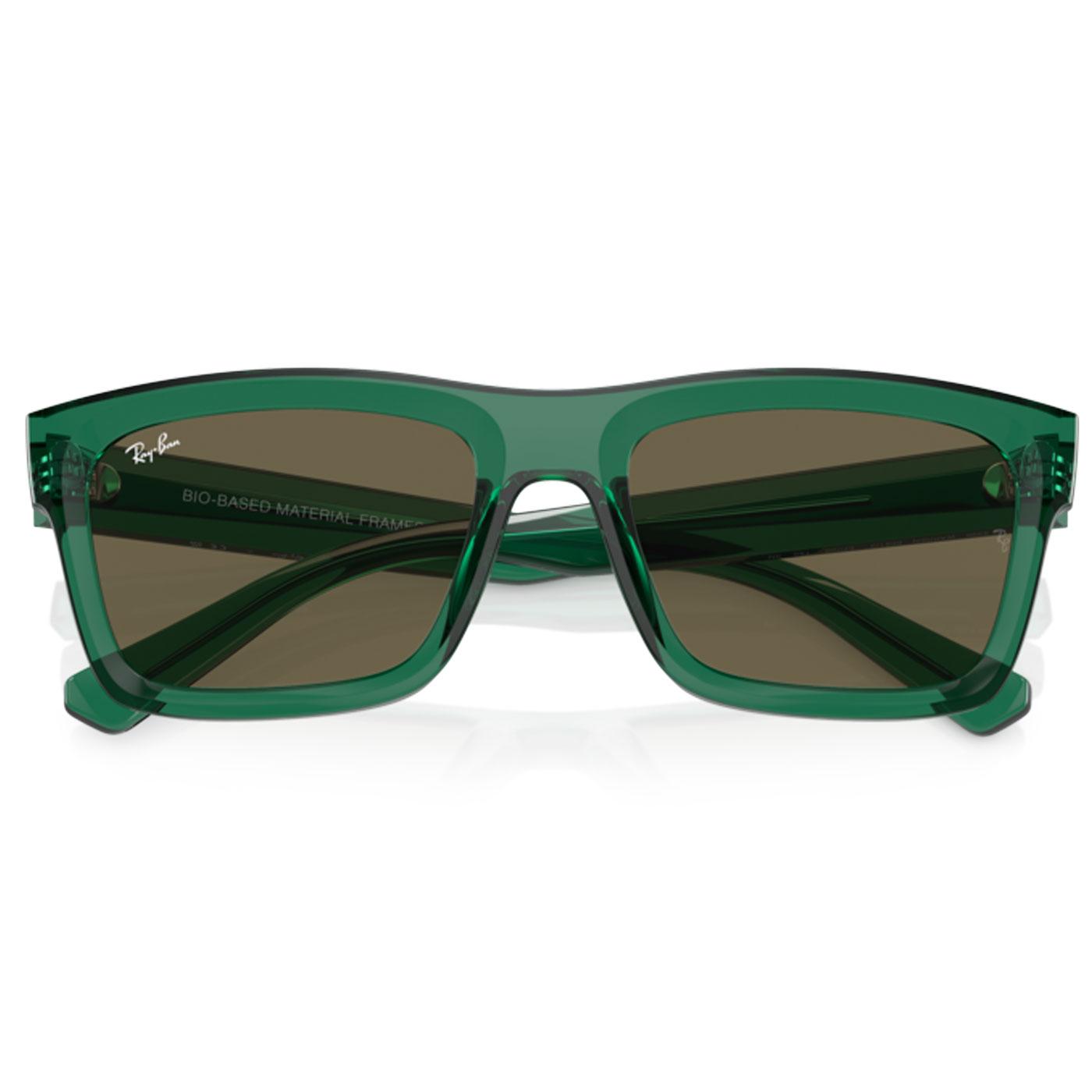 Ray-Ban Warren Bio-Based Sunglasses Transparent Green