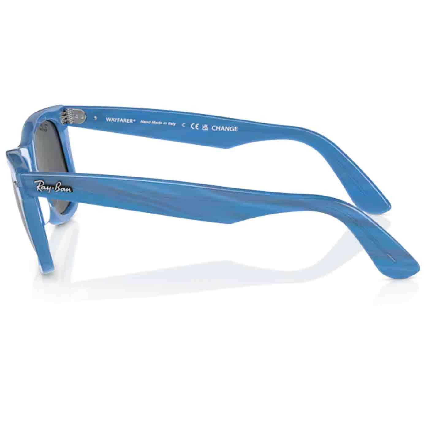 Ray-Ban Original Wayfarer Change Sunglasses in Striped Blue