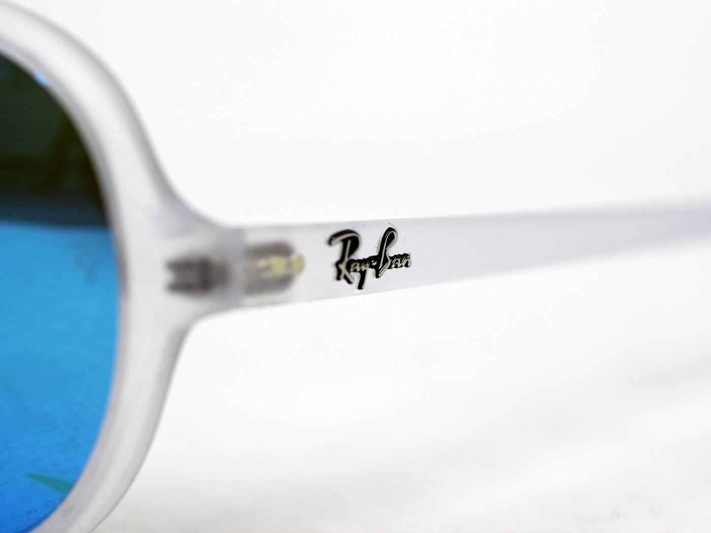 Ray-Ban Aviator Retro Indie Mod Sunglasses in Matte/Blue