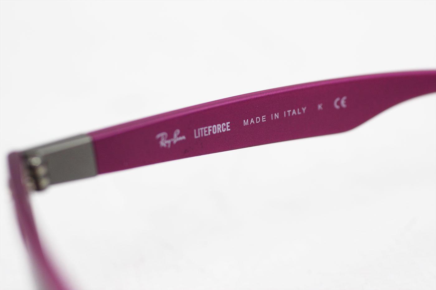 Ray-Ban Tech Retro Coloured Liteforce Wayfarers in Violet