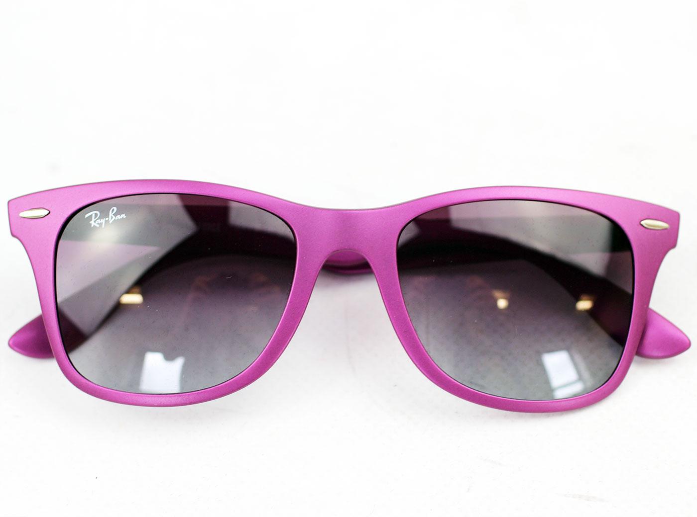 Ray-Ban Tech Retro Coloured Liteforce Wayfarers in Violet
