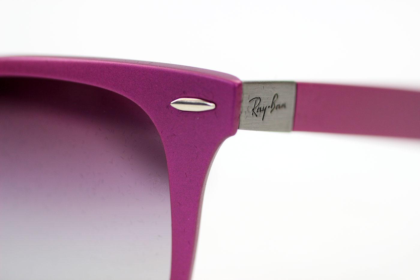 Ray-Ban Tech Retro Coloured Liteforce Wayfarers in Violet