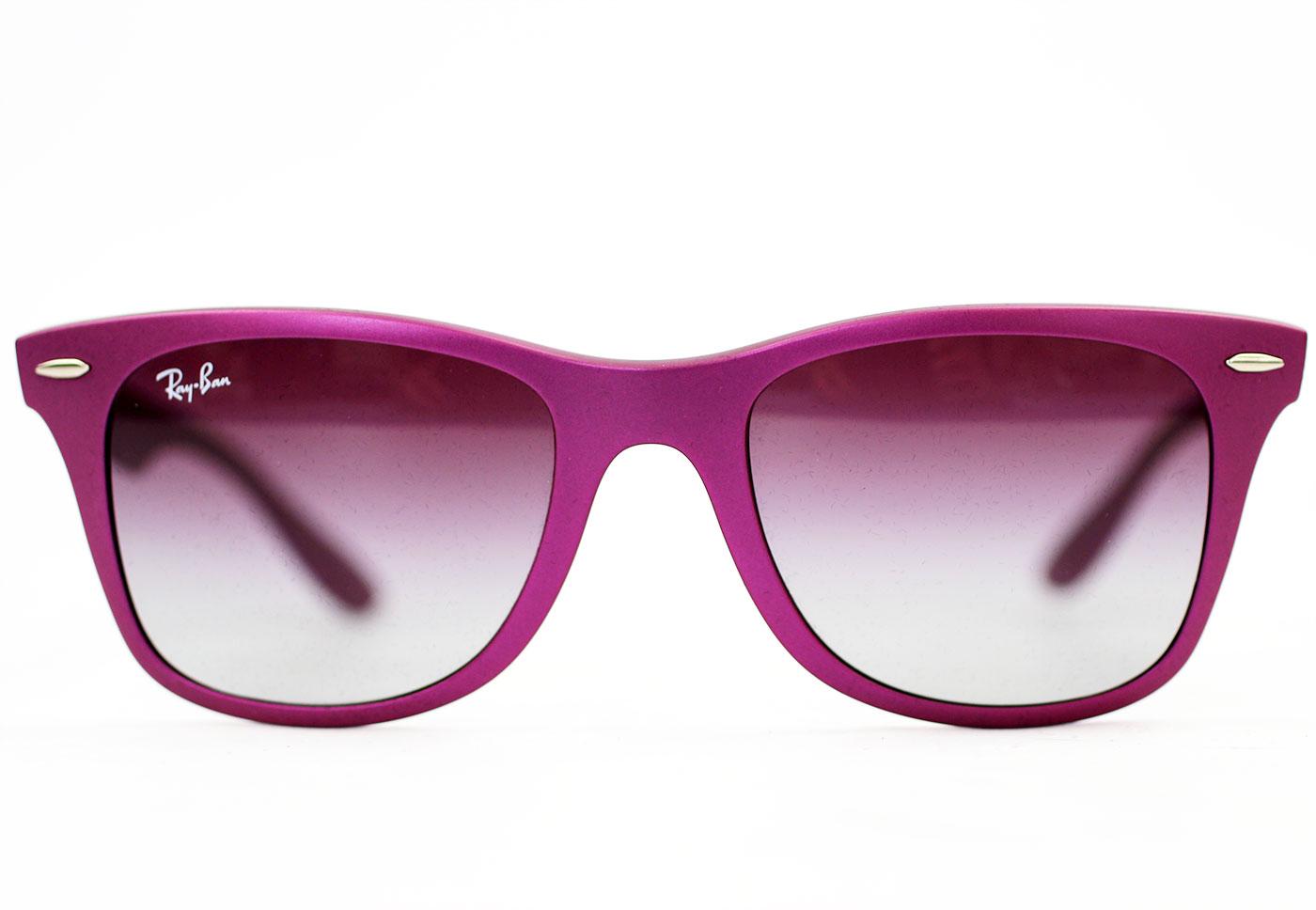 Ray-Ban Tech Retro Coloured Liteforce Wayfarers in Violet
