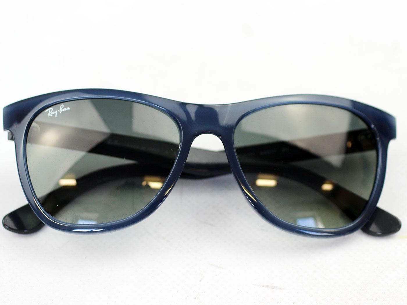 Ray-Ban Retro Indie Mod Restructured Wayfarers in Grey/Blue