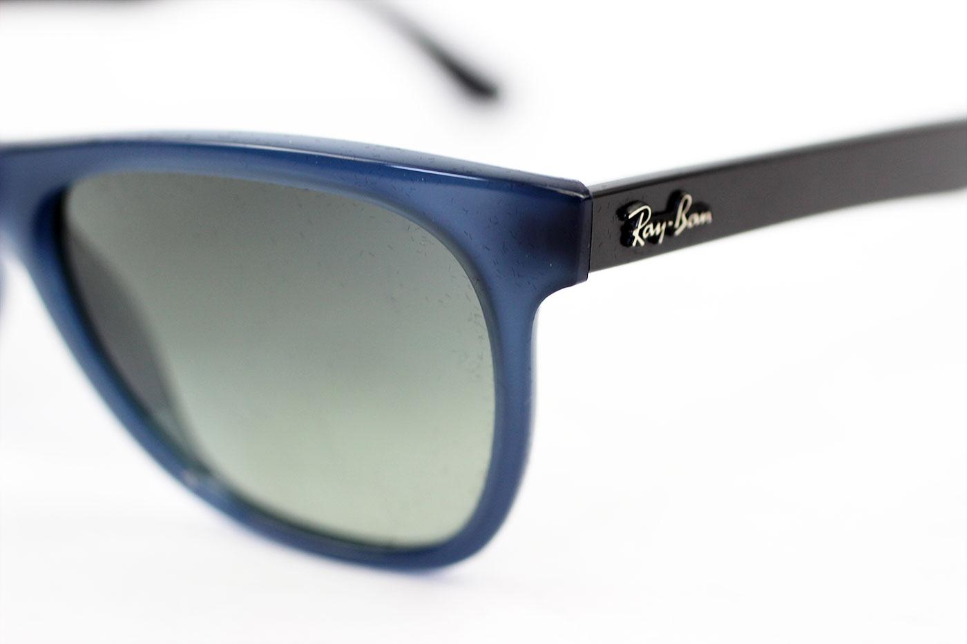 Ray-Ban Retro Indie Mod Restructured Wayfarers in Grey/Blue