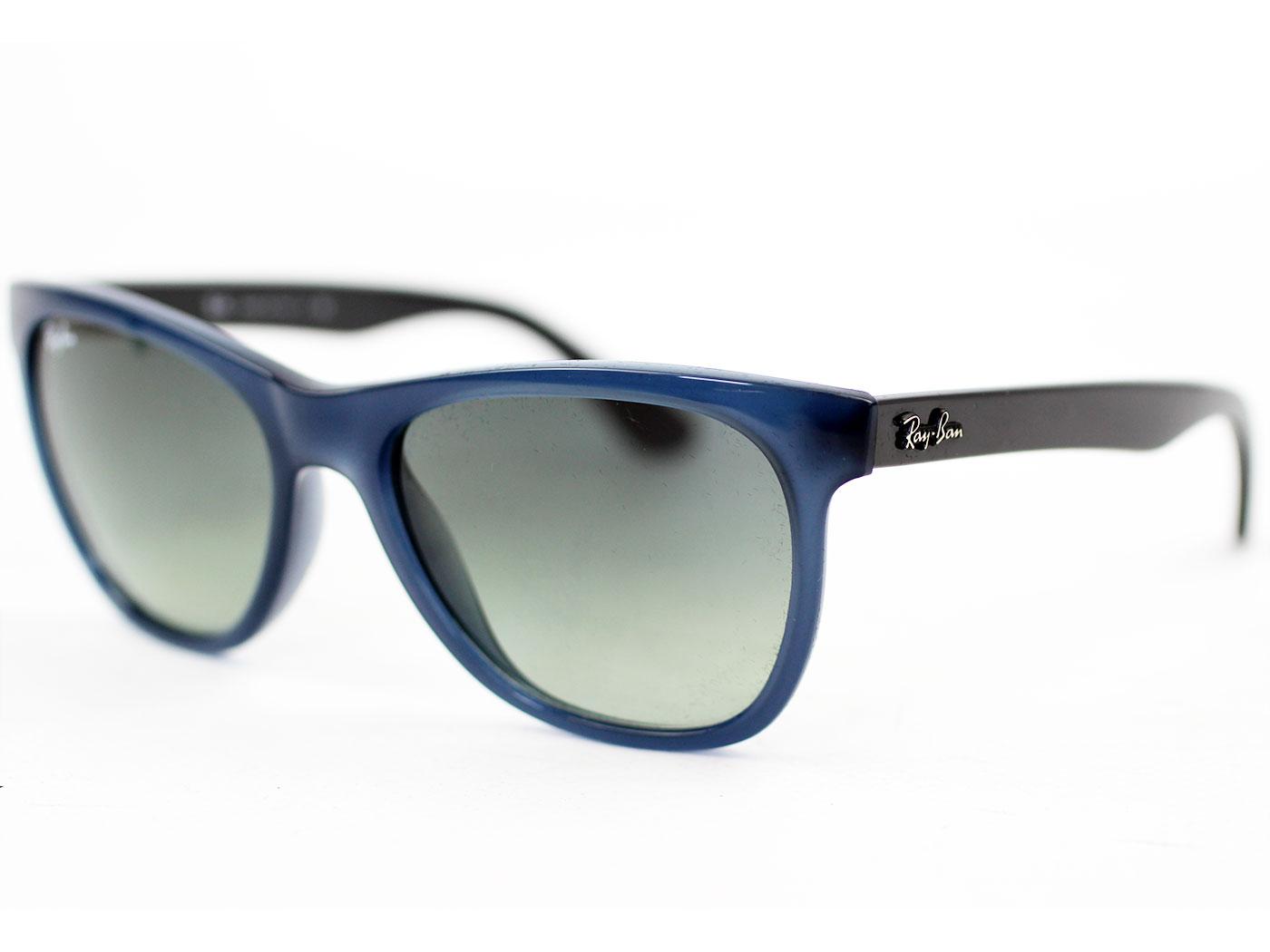 Ray-Ban Retro Indie Mod Restructured Wayfarers in Grey/Blue
