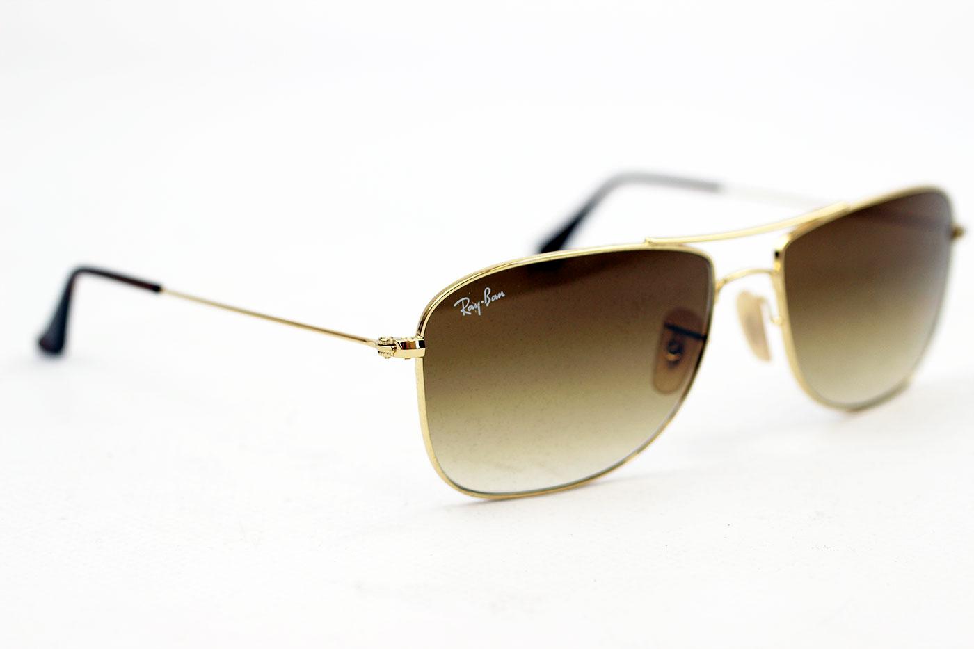 Ray-Ban Retro Mod Small Caravan Sunglasses in Arista Brown