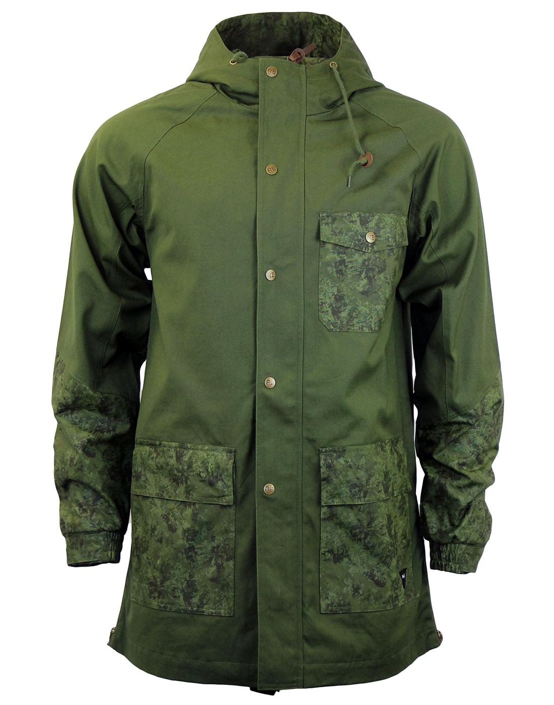 REALM & EMPIRE Duxford Retro 60s Mod Utility Fishtail Parka