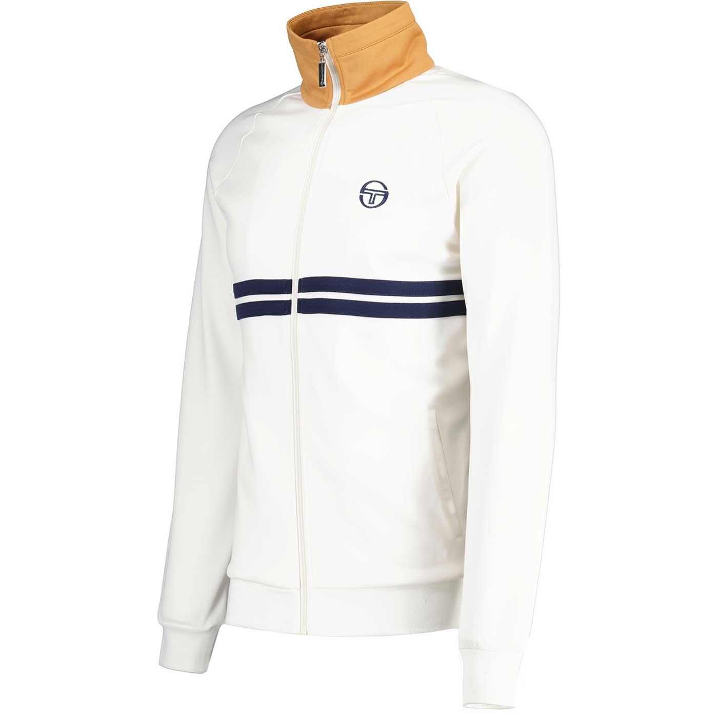 Sergio Tacchini Dallas retro casuals track top Gardenia Meerkat