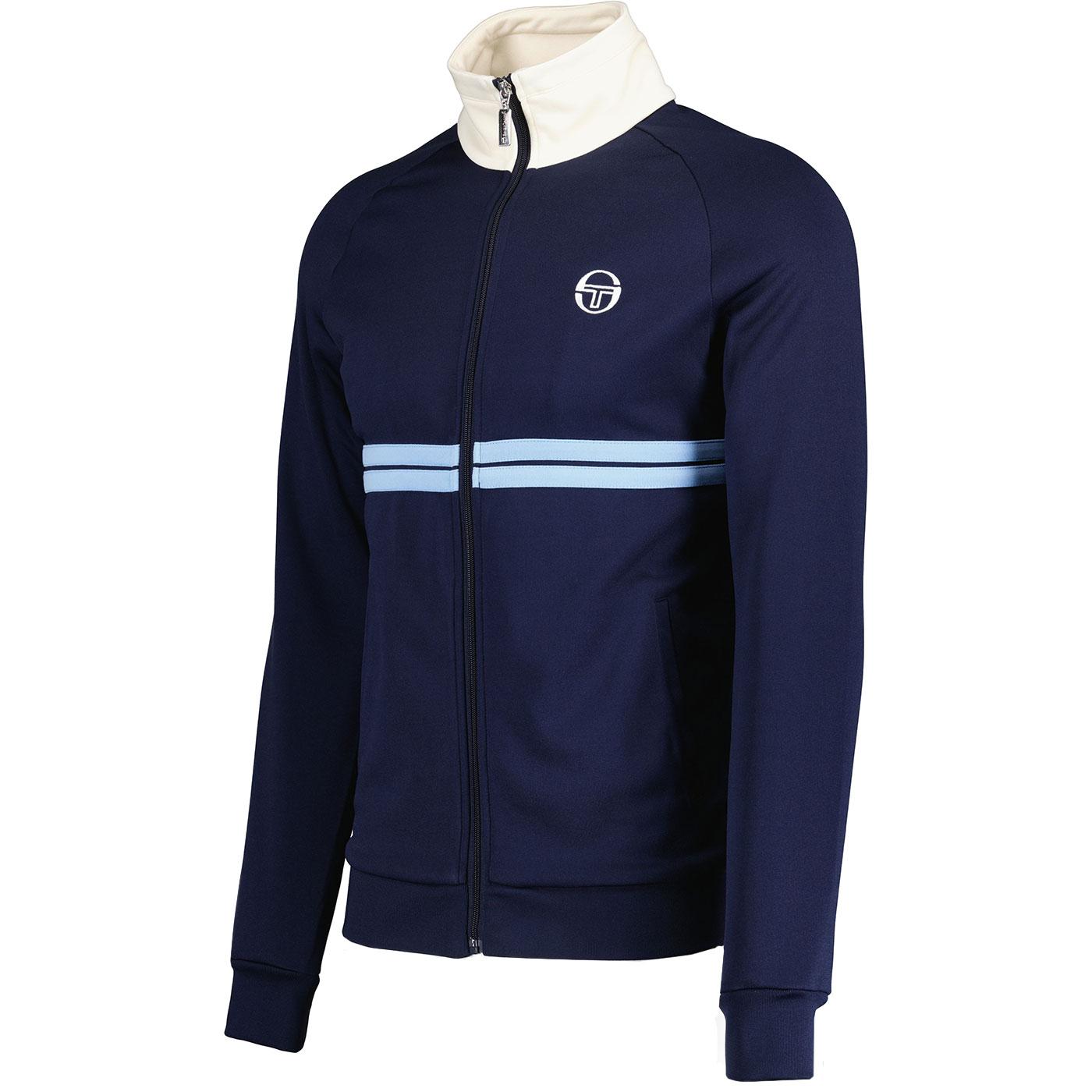 SERGIO TACCHINI Dallas retro casuals Track Top Maritime Blue