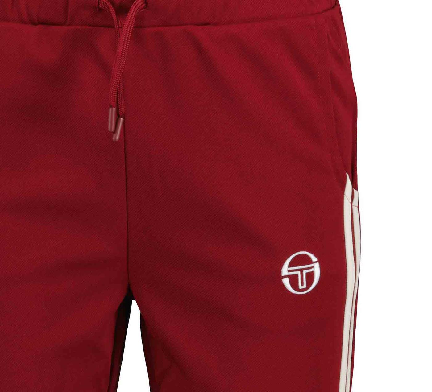 New Damarindo SERGIO TACCHINI Retro Track Pants in Merlot