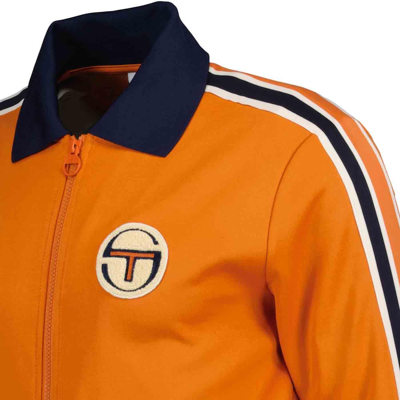 SERGIO TACCHINI Manno Monte Retro Track Top in Apricot