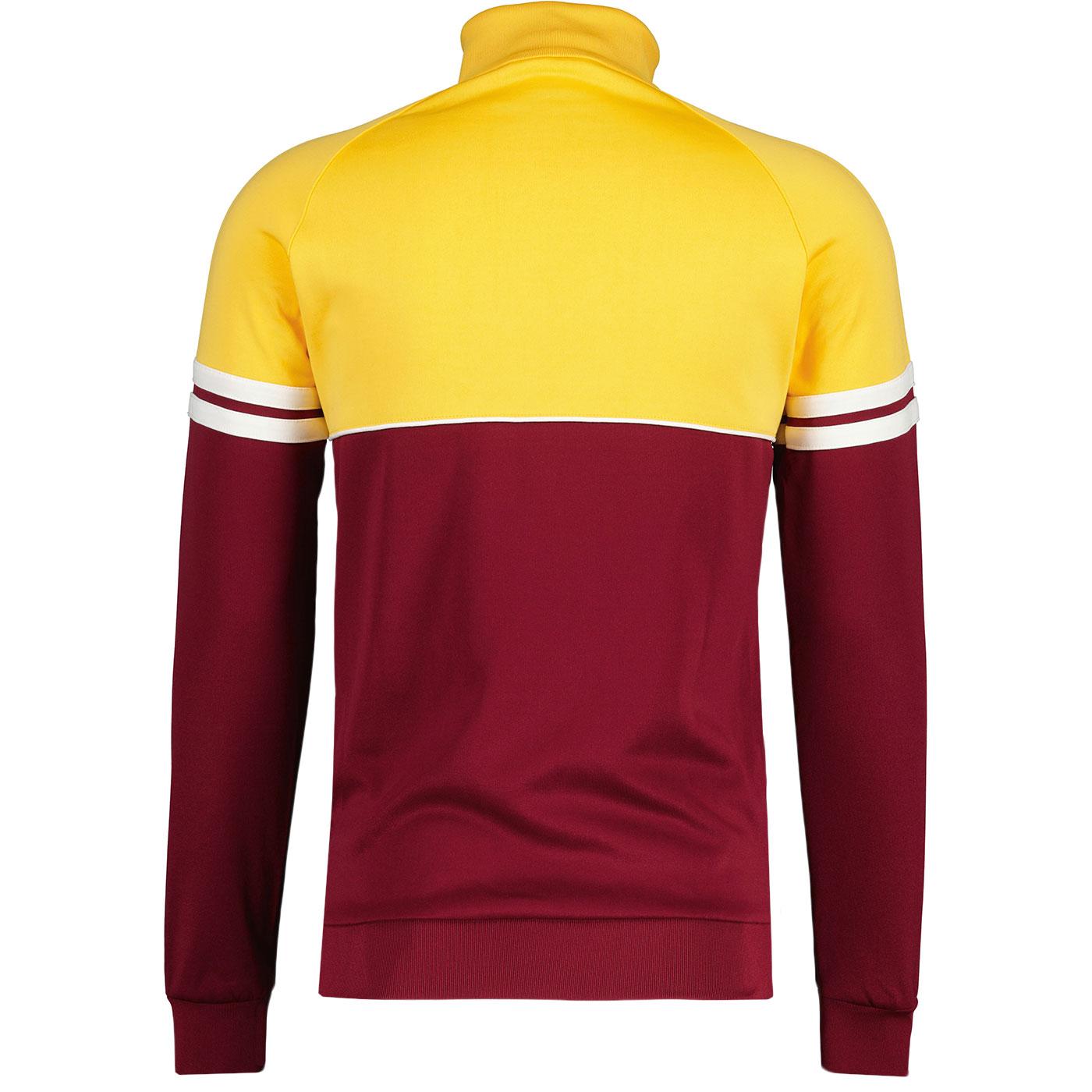 Sergio Tacchini Orion TT Retro Track Top in Mimosa Tibetan Red