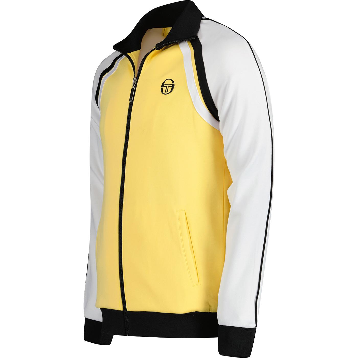 SERGIO TACCHINI Ghibli Retro 80s Track Top Lemon Drop