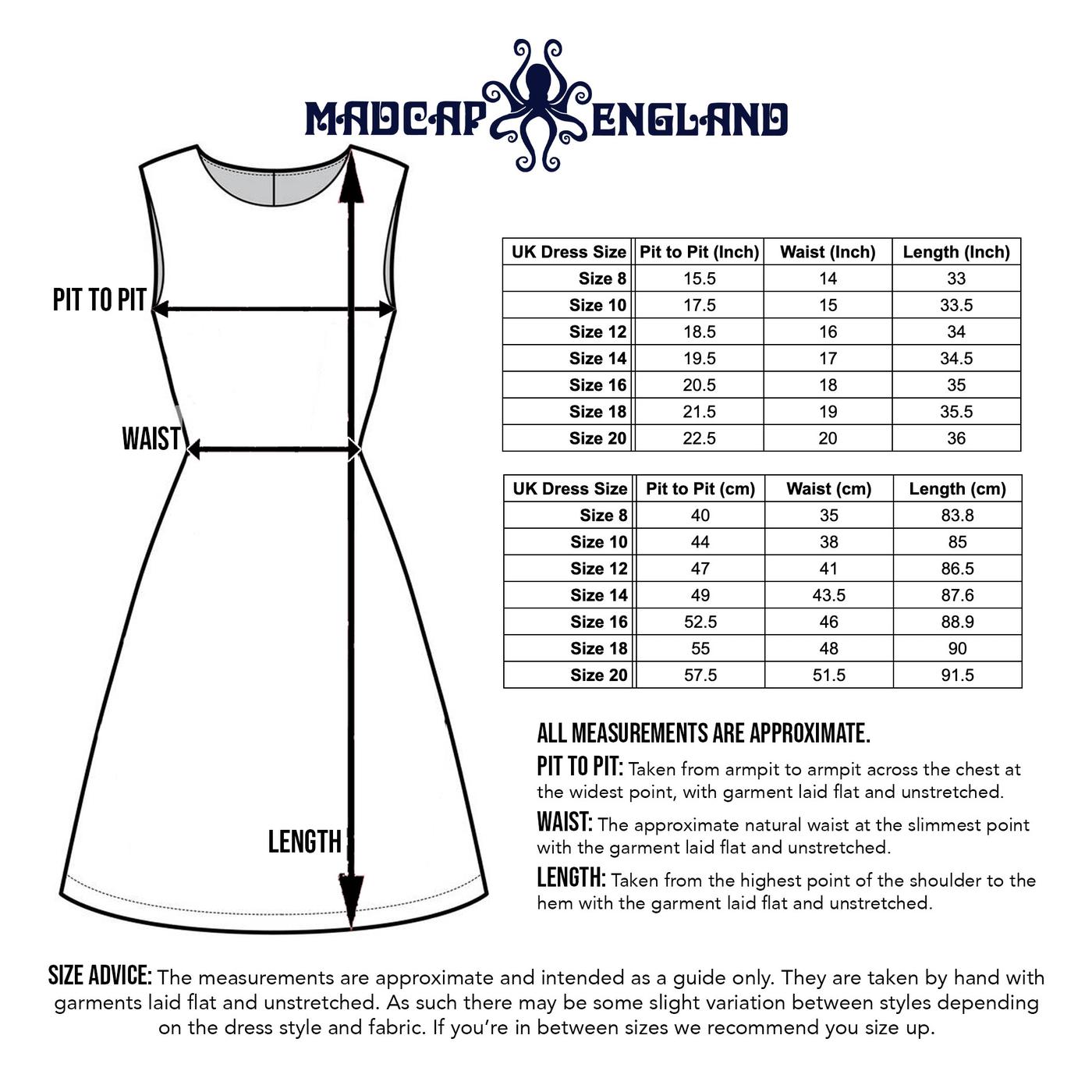 MADCAP ENGLAND Takka 60s Mod Target Pop Art Shift Dress