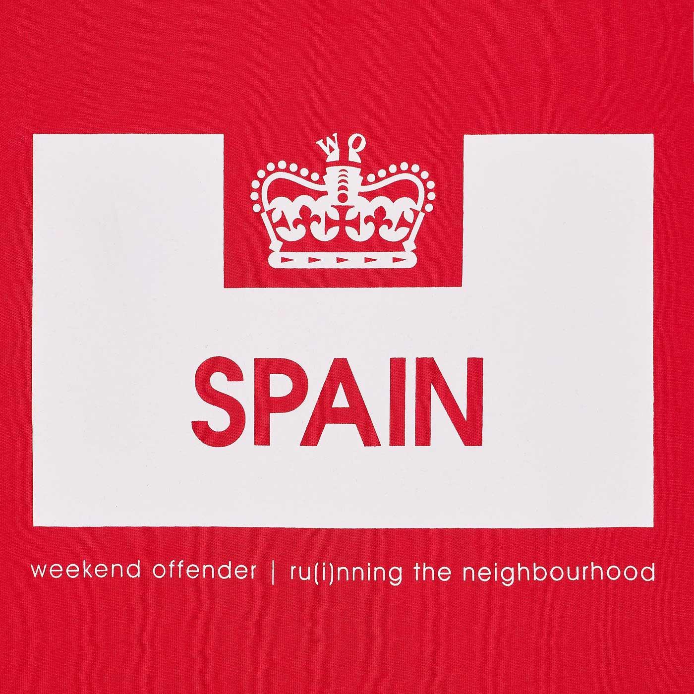 Weekend Offender Country Series Spain Euro 2024 Tee in Red