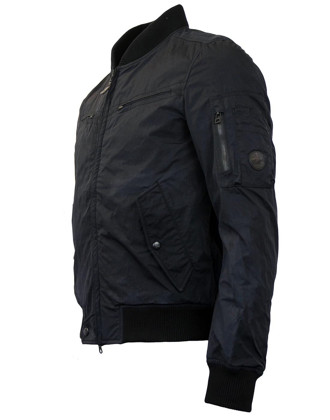 SPIEWAK L2B Retro Military Mod L2B Flight Bomber Jacket in Caviar