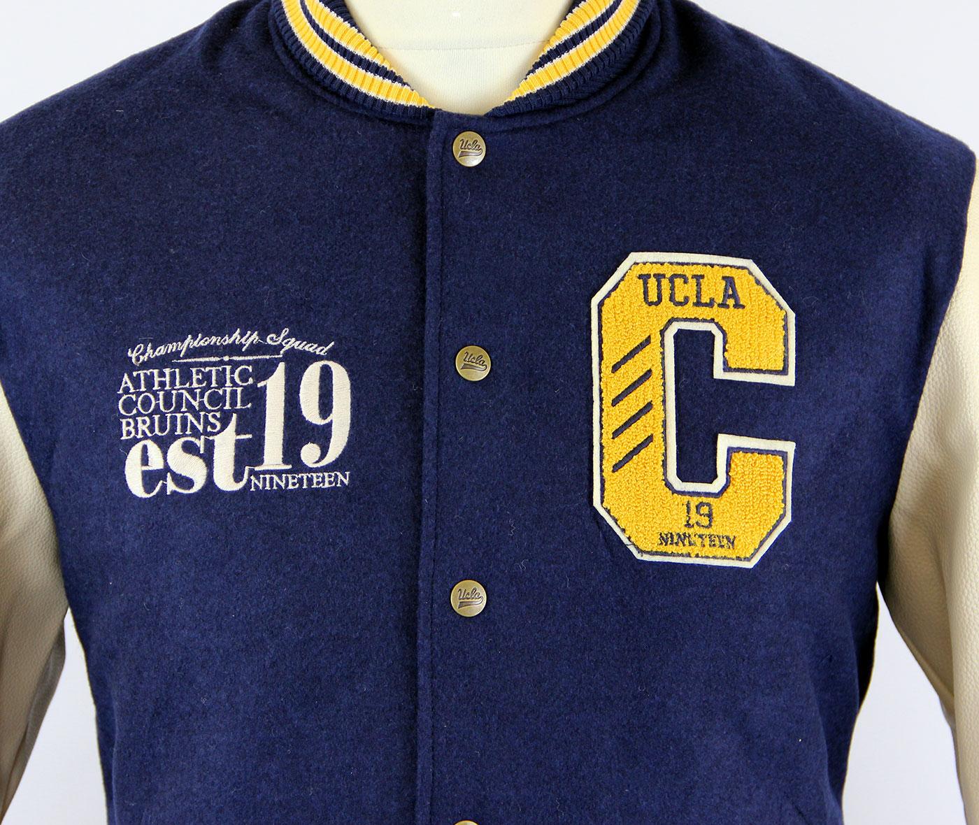 UCLA Woodrow retro Fifties Indie Vintage Varsity Jacket