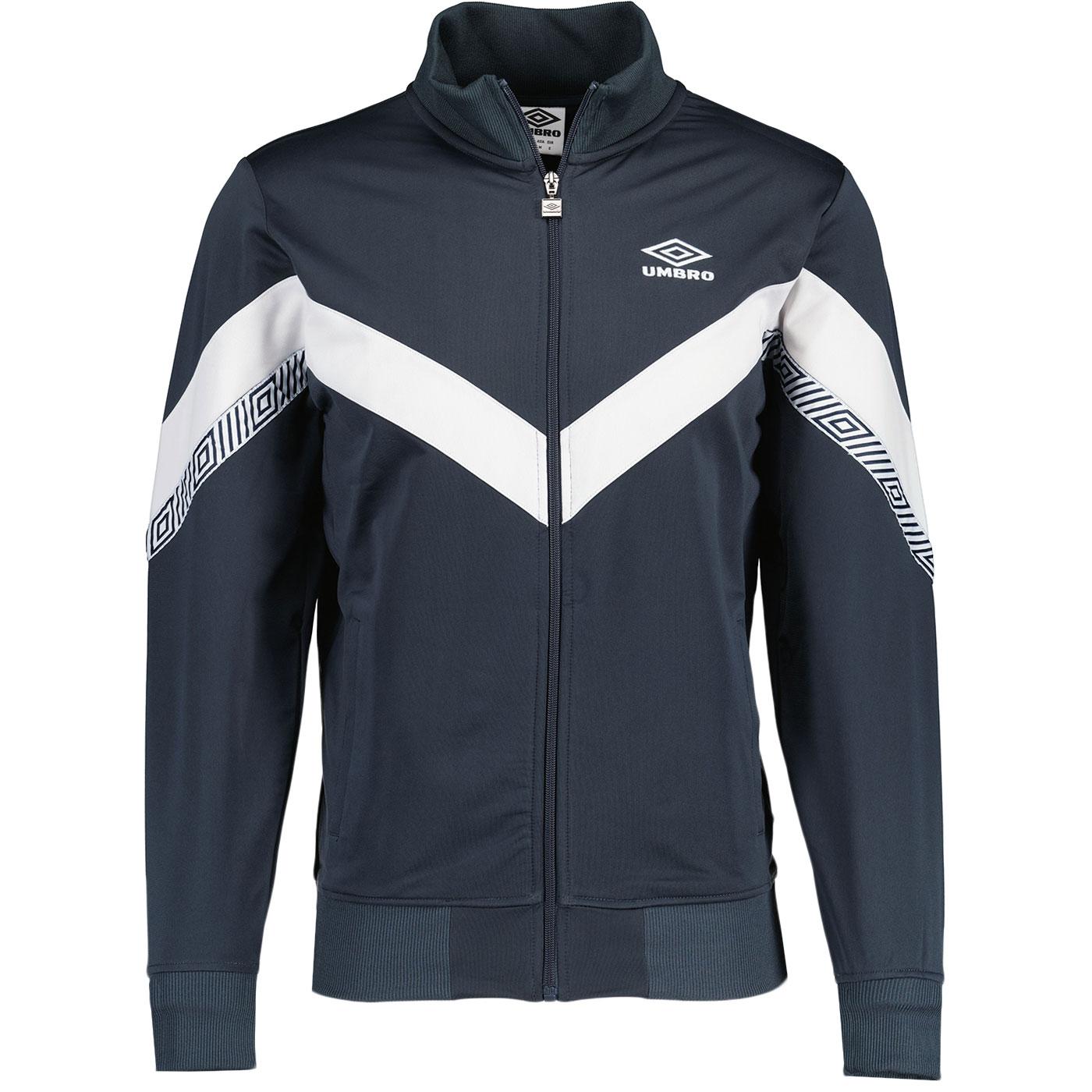 Umbro Retro Sports Style Club Tricot Track Jacket Nimbus Cloud