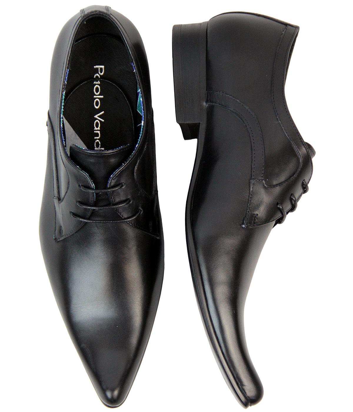 PAOLO VANDINI Veer 27 Retro 60s Mod Geo Print Winklepicker Shoes