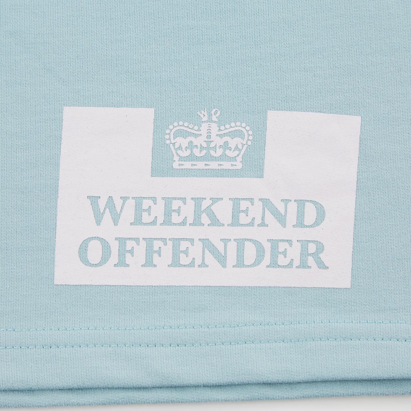 WEEKEND OFFENDER Action Logo Jersey Shorts in Cloud