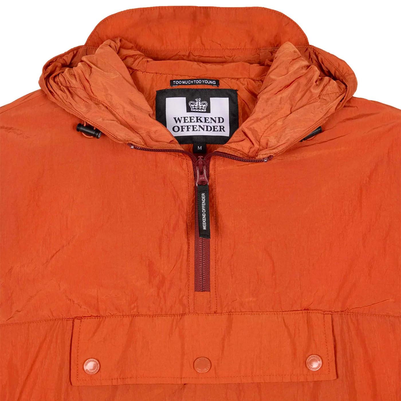 Weekend Offender Manaus OH Windbreaker Jacket in Copper