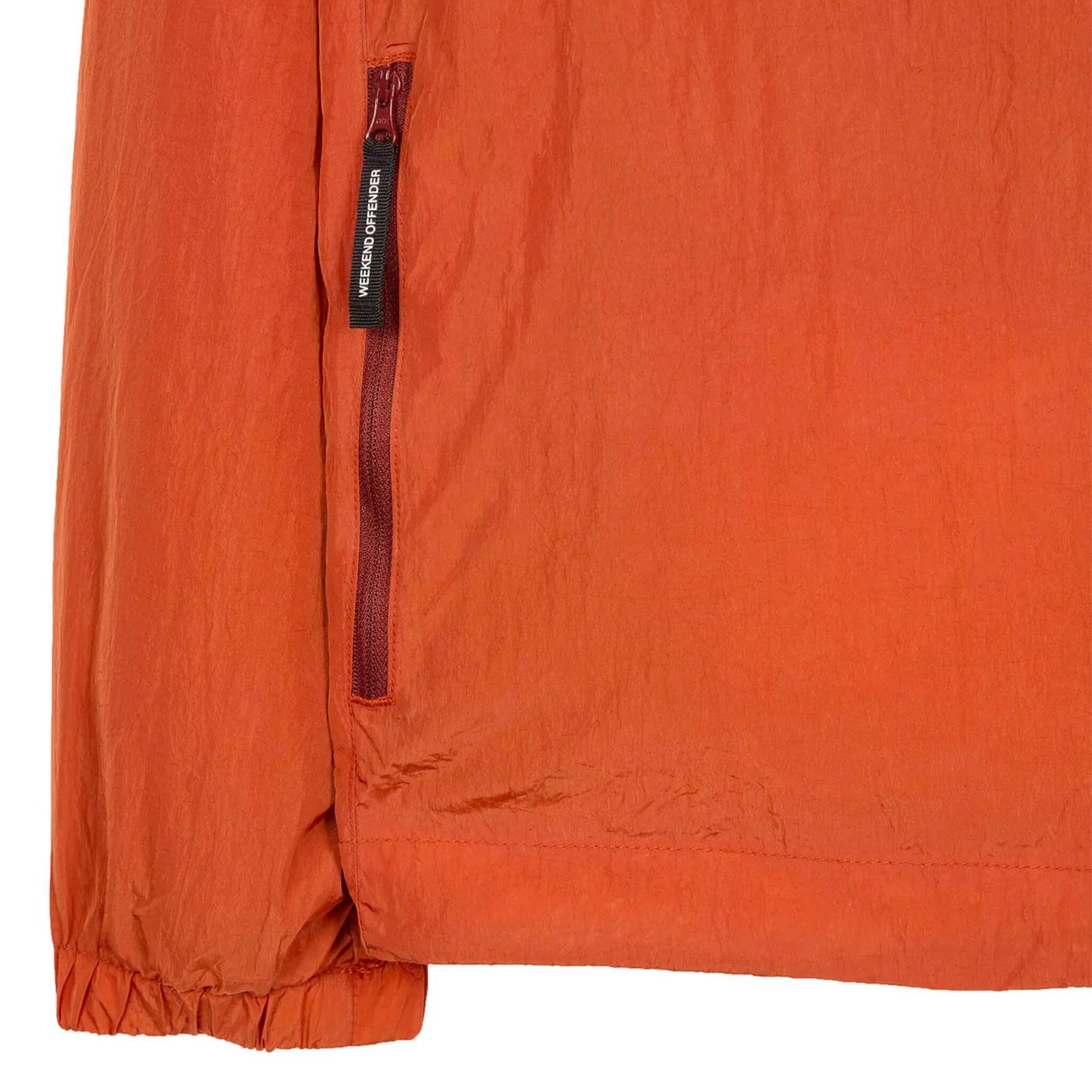 Weekend Offender Manaus OH Windbreaker Jacket in Copper