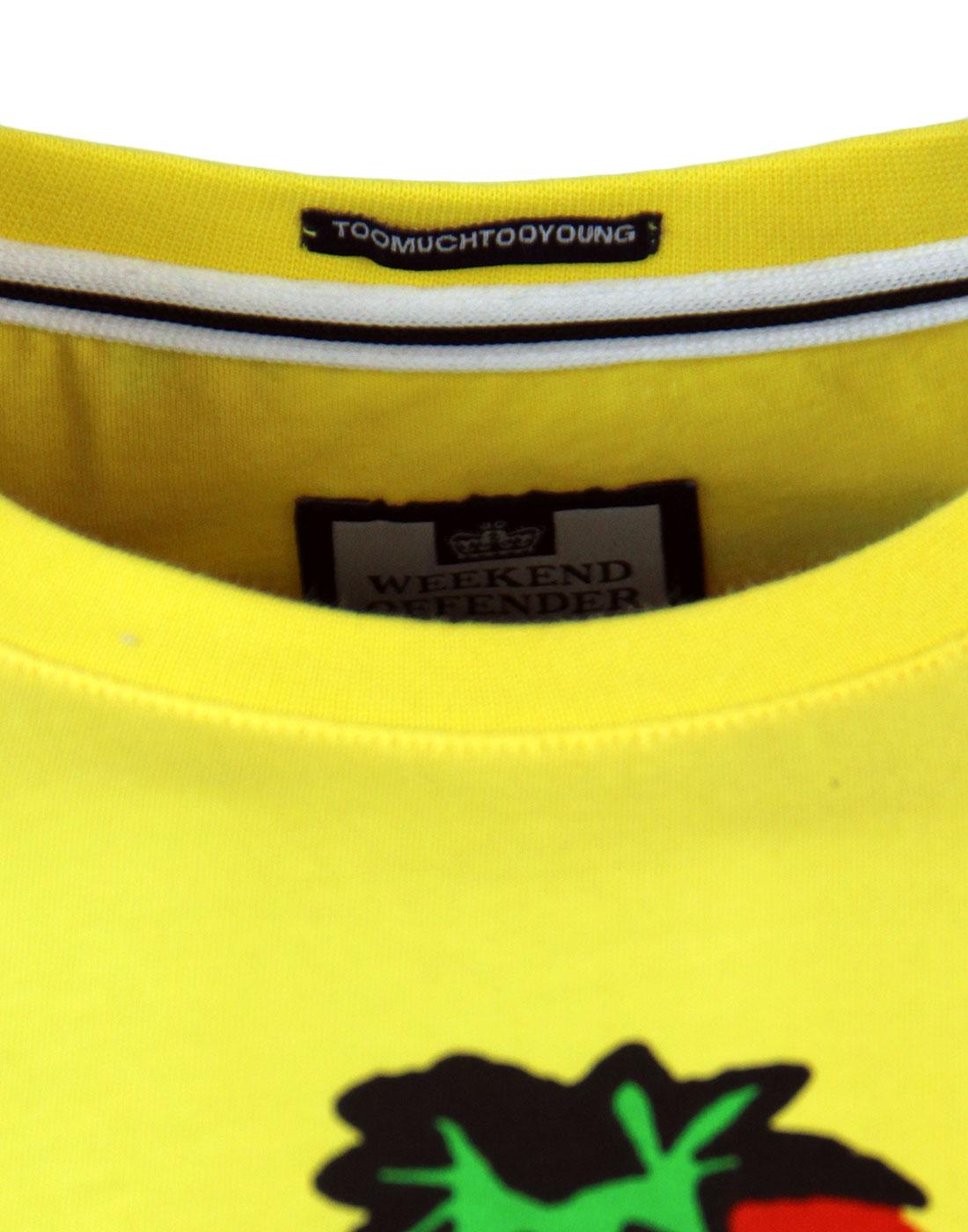 WEEKEND OFFENDER Ani Retro 1990s Strawberry Acid House T-shirt