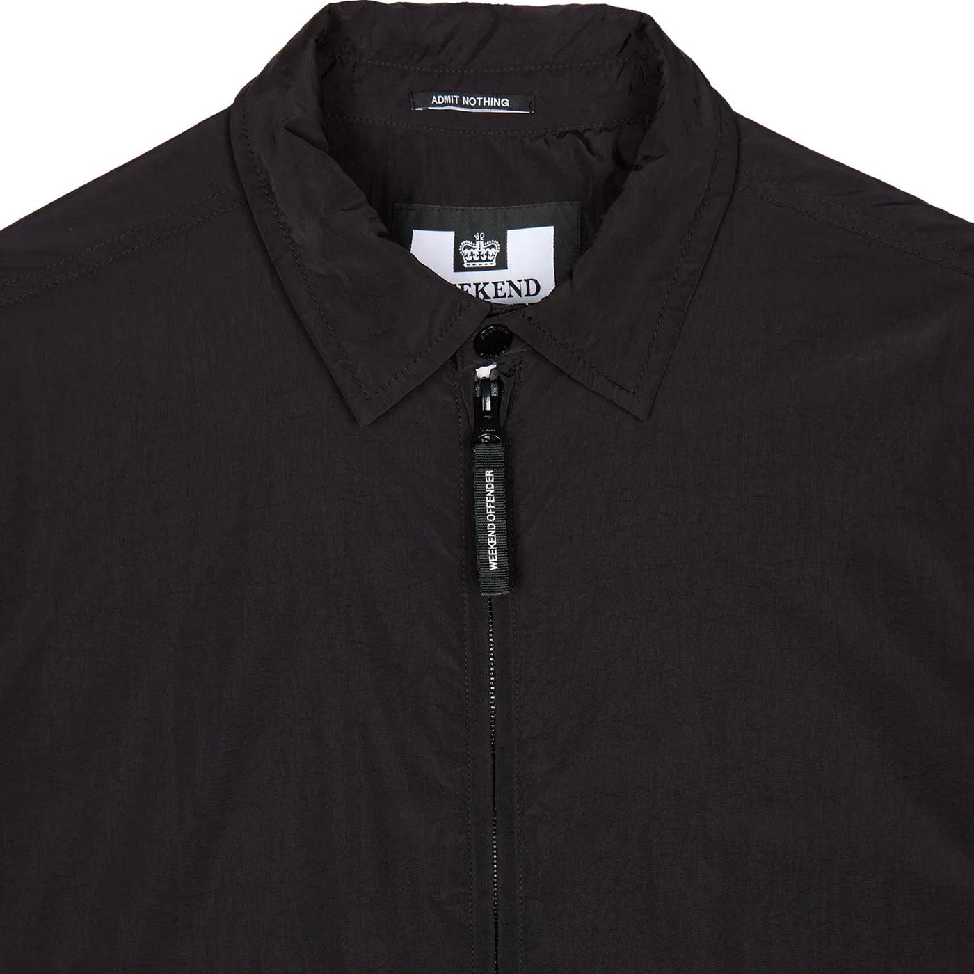 Weekend Offender Vinnie Thermo Padded pocket Overshirt black
