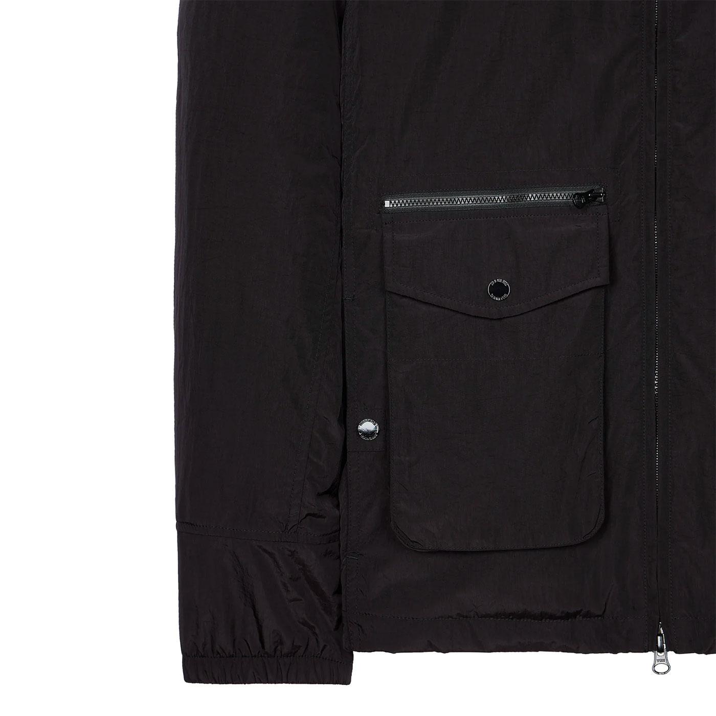 Weekend Offender Vinnie Thermo Padded pocket Overshirt black