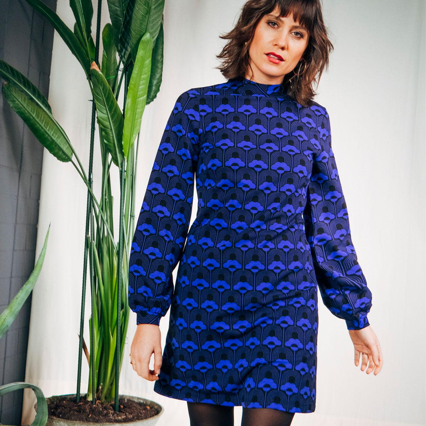 Mademoiselle Yeye Soul Twist Retro 60s Mod Dress